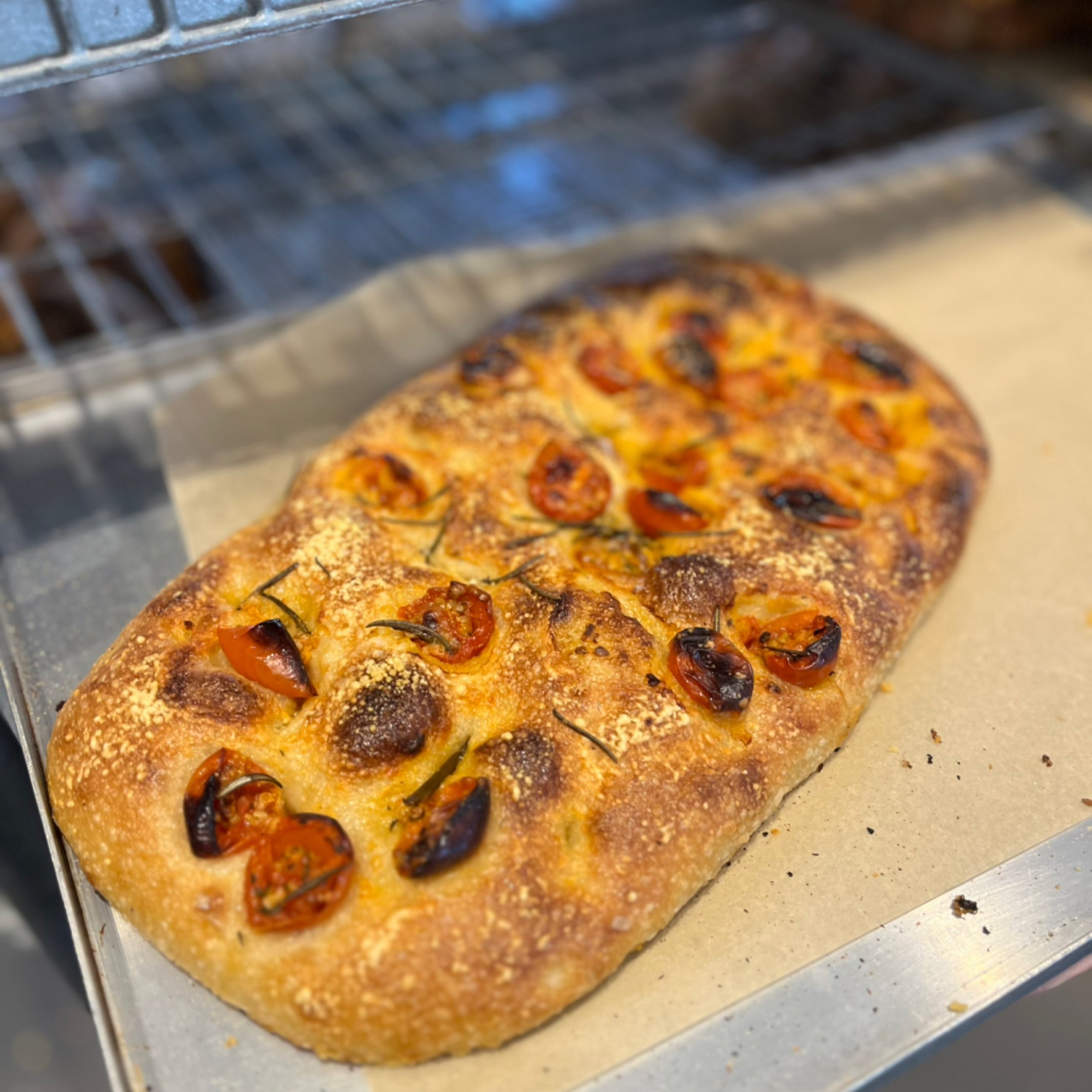 Focaccia slab - Roasted tomato | Slow Dough